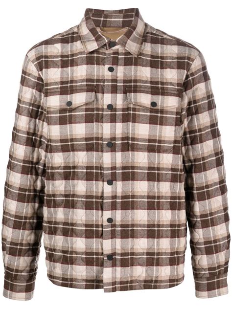 Check Pattern Button Up Shirt Editorialist