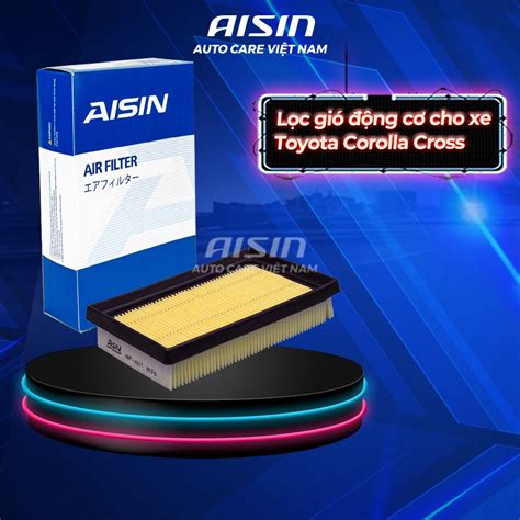 Lọc gió động cơ cho xe Toyota Corolla Cross Hybrid Ngắn mã 17801 0T090 AISIN ARFT 4019 Shopee