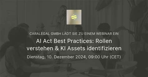 ai act best practices rollen verstehen and ki assets identifizieren