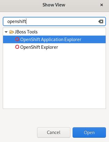 Chapter Openshift Basics In Codeready Studio Red Hat Codeready
