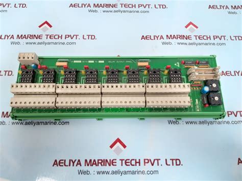 CEGELEC M75 60002 1 RELAY OUTPUT PANEL Aeliya Marine