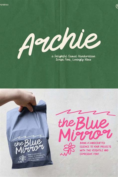 Archie Script Font Leasted Graphics Template Resources