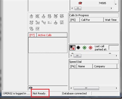 error while login to attendant console and status not ready cisco