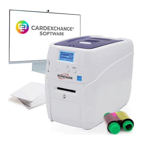 Id Card Printer Machine Magicard 300 Dual Sided Secure Id Card Printer