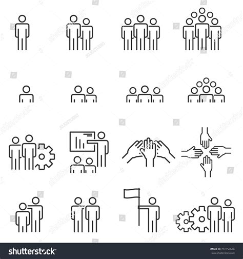 149932 팀웍 픽토그램 이미지 스톡 사진 및 벡터 Shutterstock