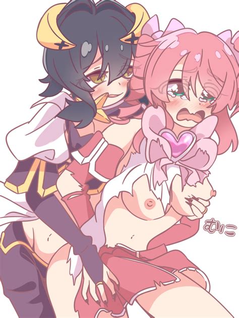 Rule 34 Breasts Female Female Only Groping Groping Breasts Hanabishi