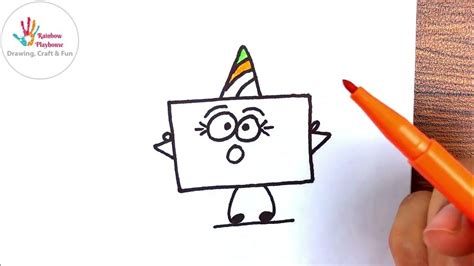 How To Draw A Rectangle How To Draw Rectangle Drawingrectangle Shape Design Youtube