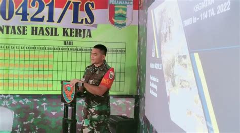 Paparan Dandim 0421 LS Letkol Inf Fajar Akhirudin S I P M Si Kepada Tim