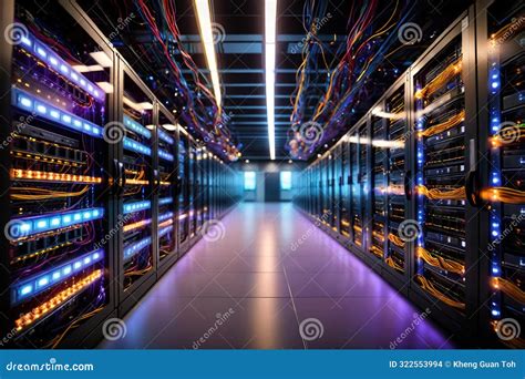 Computer Network Server Room Data Communications Technology Wiring