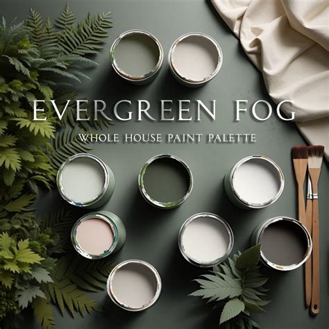 Sherwin Williams Evergreen Fog Paint Evergreen Fog Palette Whole