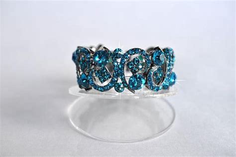 Vintage Inspired Blue Zircon Necklace