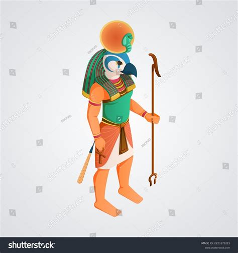 Great Ennead Ancient Egypt Illustration Vector Stock Vector Royalty Free 2223175215 Shutterstock