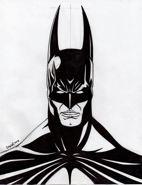 Batman Face Sketch From Arkham Assylum By Tefenthescorpion On Deviantart