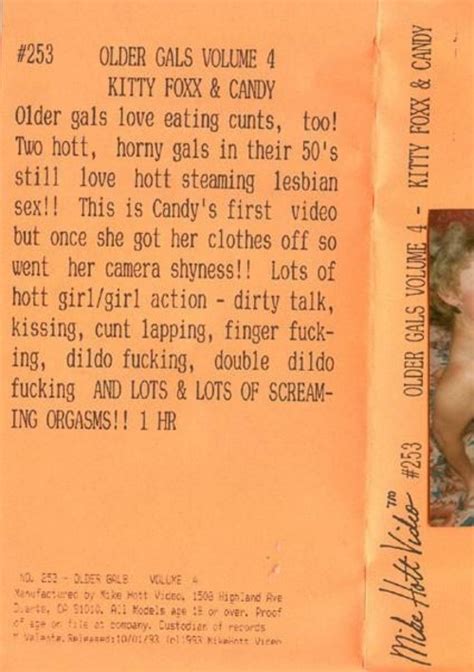 Older Gals Volume 4 1993 By Mike Hott Video HotMovies