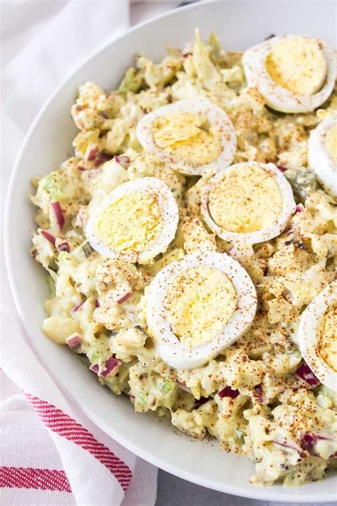 Cauliflower Potato Salad Recipe Low Carb And Paleo Wicked Spatula