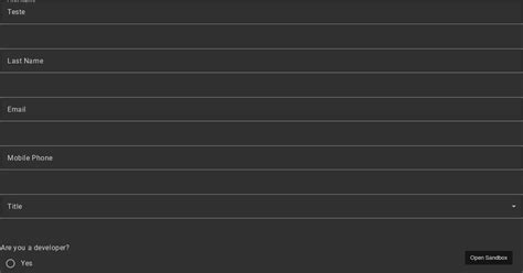 Form Example With React Hook Form Forked Codesandbox