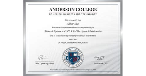 Advanced Diploma In Cisco And Red Hat System Administration Sukhvir