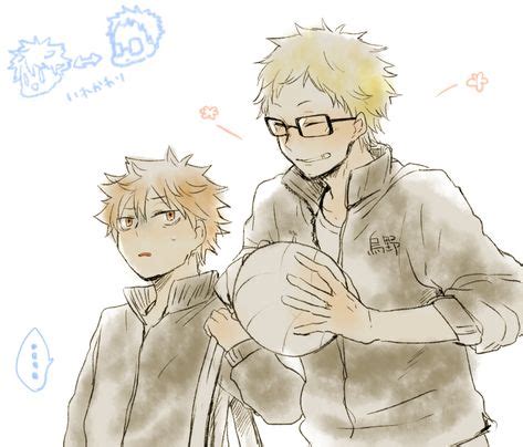 TsukiHina Kei Tsukishima X Hinata Shoyo