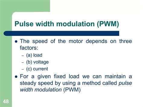 Motor Control Relay Pwm DC And Stepper Motors PPT