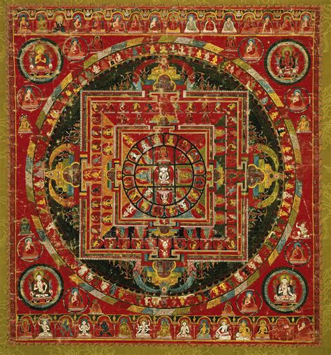 Mandala Of Sarvavid Vairocana Museum Of Fine Arts Boston