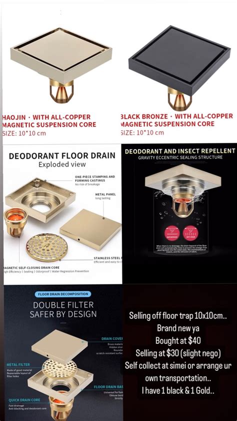 Floor Trap Furniture And Home Living Bathroom And Kitchen Fixtures On