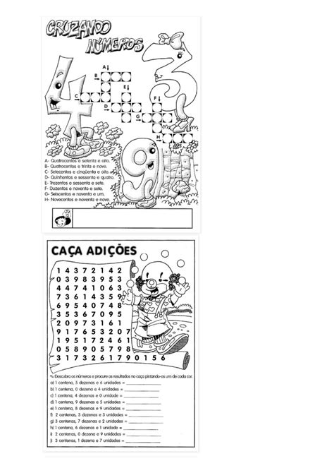 Atividade De Matematica Do 3o Ano Para Imprimir Ler E Aprender Images💡