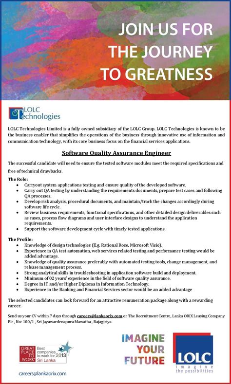 Software Quality Assurance Engineer