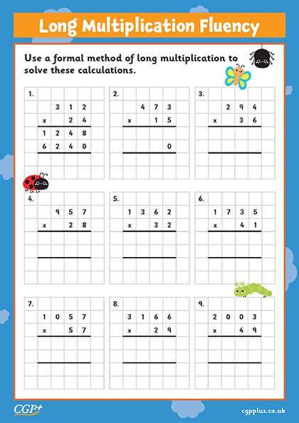 Free Column Multiplication Worksheet Download Free Column