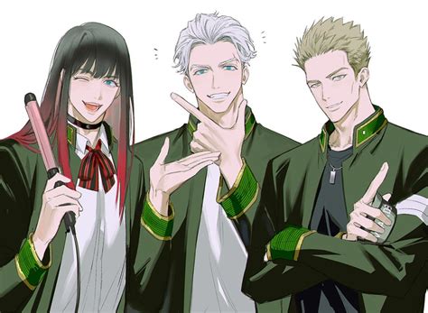 Umemiya Hajime Touma Hiragi And Tsubakino Tasuku Wind Breaker Drawn