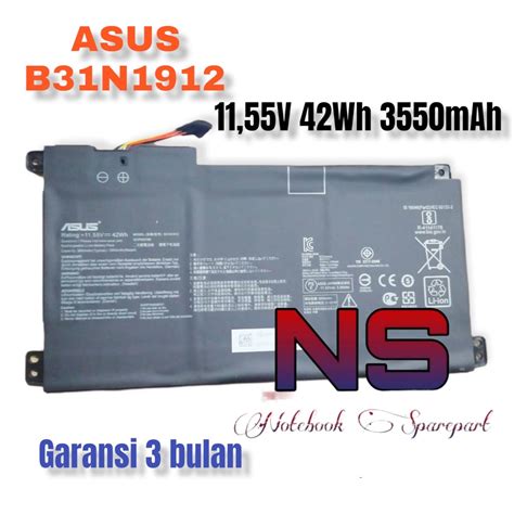 Jual Baterai Asus VivoBook 14 E410MA EK018TS L410MA E510MA F414MA Original Shopee Indonesia