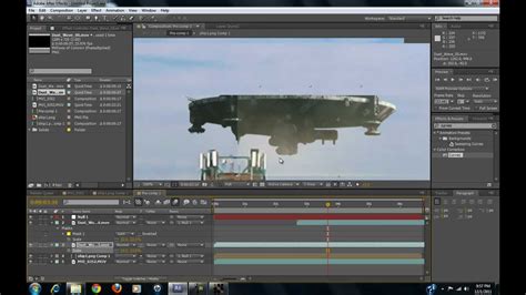 Realistic Ufo Tutorial In After Effects And Using Motion Tracking In