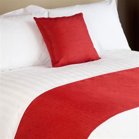 Bed Runner 100 Silk Polyester Double Colour 100 Gsm Poly