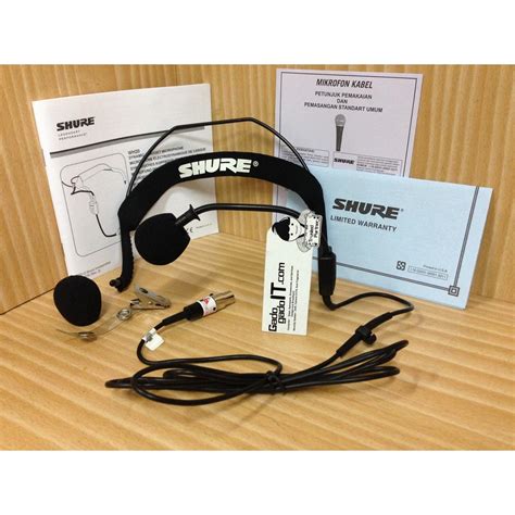 Jual SHURE Dynamic Headset Microphone Mic WH20 SHURE Mic Headband WH 20 Shopee Indonesia