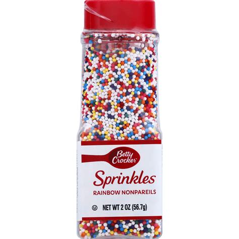 Betty Crocker Sprinkles Rainbow Nonpareils Oz Instacart