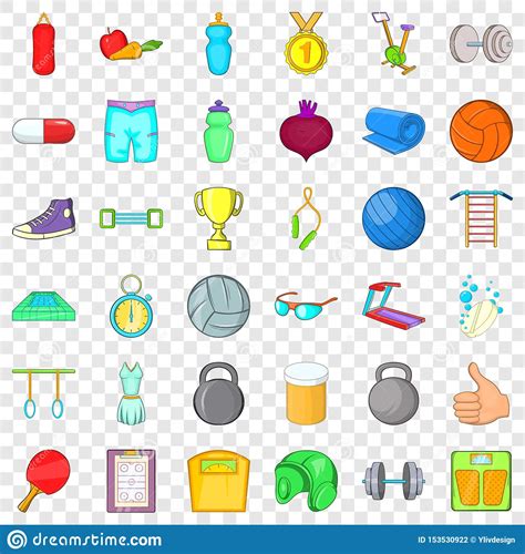 cones Ajustados Estilo Da Medalha Dos Desenhos Animados Ilustração do