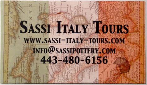 Raphael Sassi Designed My Business Card Italy Tours Small Groups