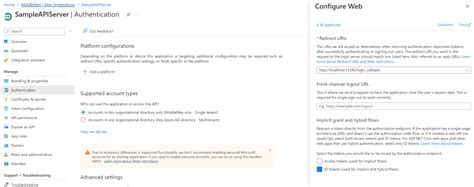 MiddleWay OAuth Authorization Code With Azure AD