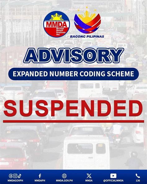 News5 No Number Coding Suspendido Ang Expanded Number Facebook