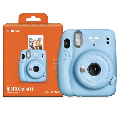 Máquina Fotográfica Foto Instantânea Instax Mini 11 Azul Nf em Promoção