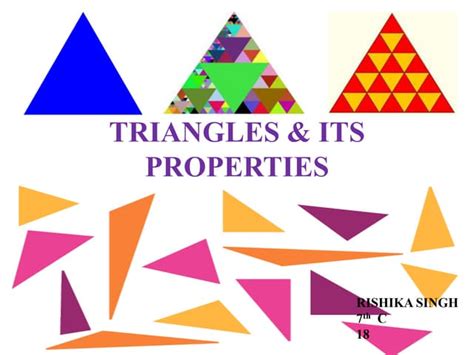 Triangles And Its Properties Pptx