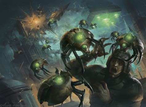 Canoptek Scarab Swarm Art By Alexey Kruglov 40k Gallery