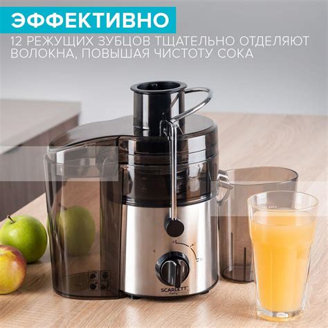 Соковыжималка центробежная Scarlett SC-JE50S18 800Вт рез.сок.:600мл ...