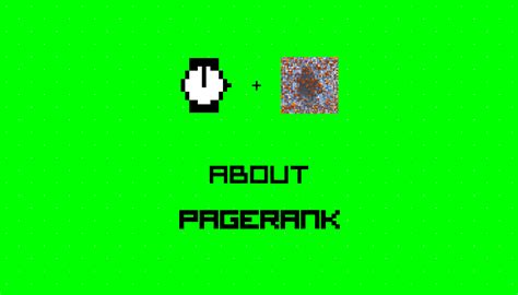 About Pagerank On Hackernoon