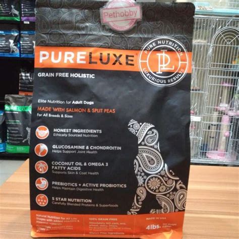 Promo Pureluxe Holistic Salmon For Adult Dogs 4lbs (1.8kg) Diskon 33% ...