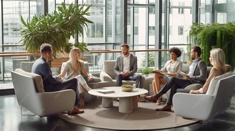 Premium Photo A Group Of Diverse Professionals Collaborating In A