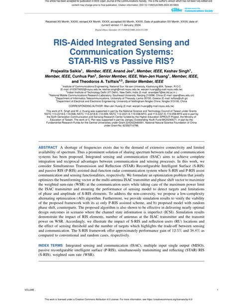 Pdf Ris Aided Integrated Sensing And Communication Systems Star Ris