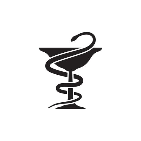Vetor de design do logotipo da farmácia Vetor Premium