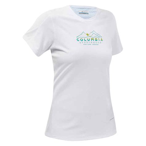 Wandershirt Damen Kurzarm Columbia Columbia Decathlon