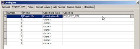 Deltek Cobra Project Codes Explained