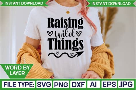 Raising Wild Things Svg Design Graphic By Digitalart · Creative Fabrica